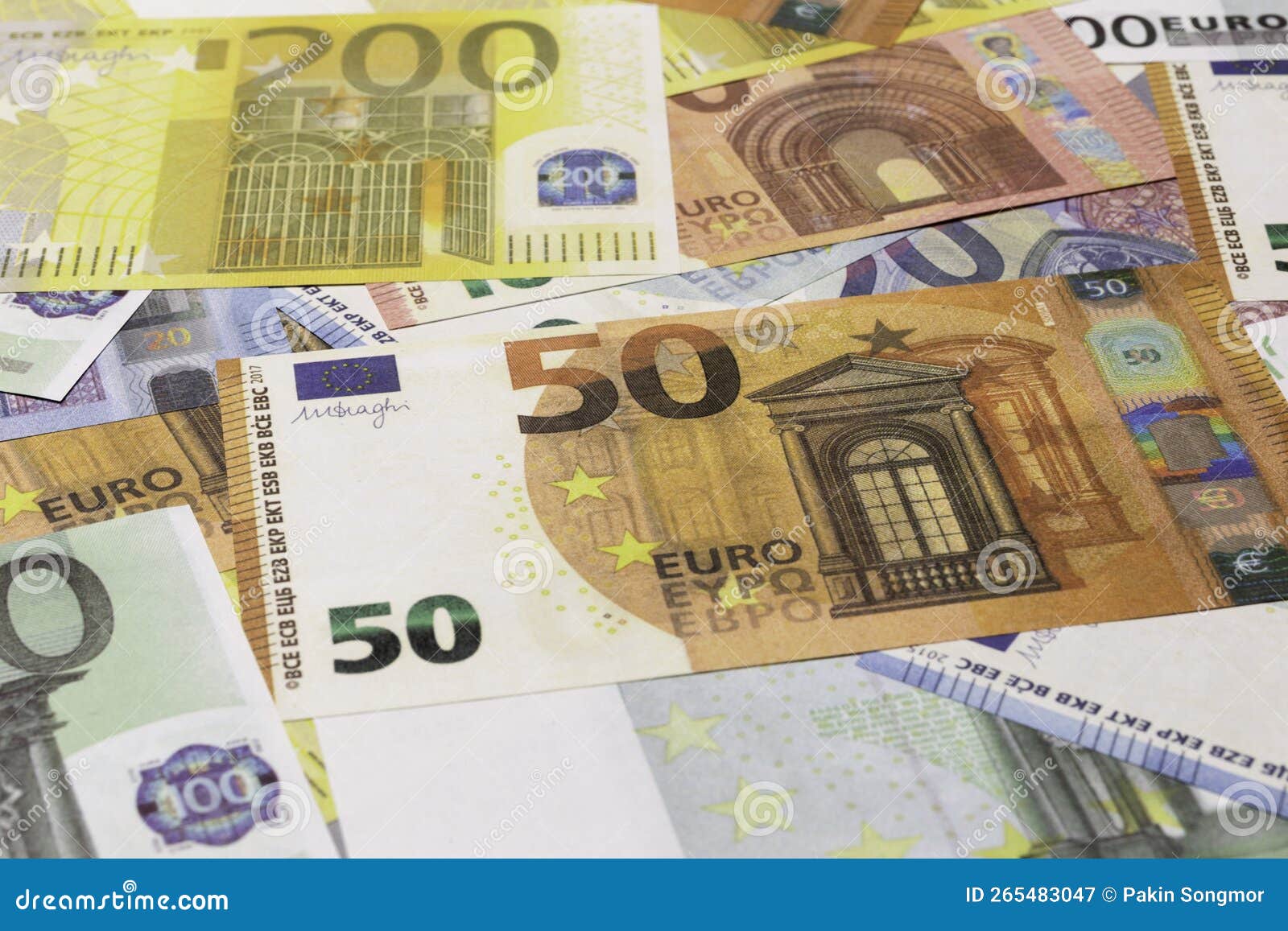 Close-up of European Union Currency Stock Image - Image of europe ...
