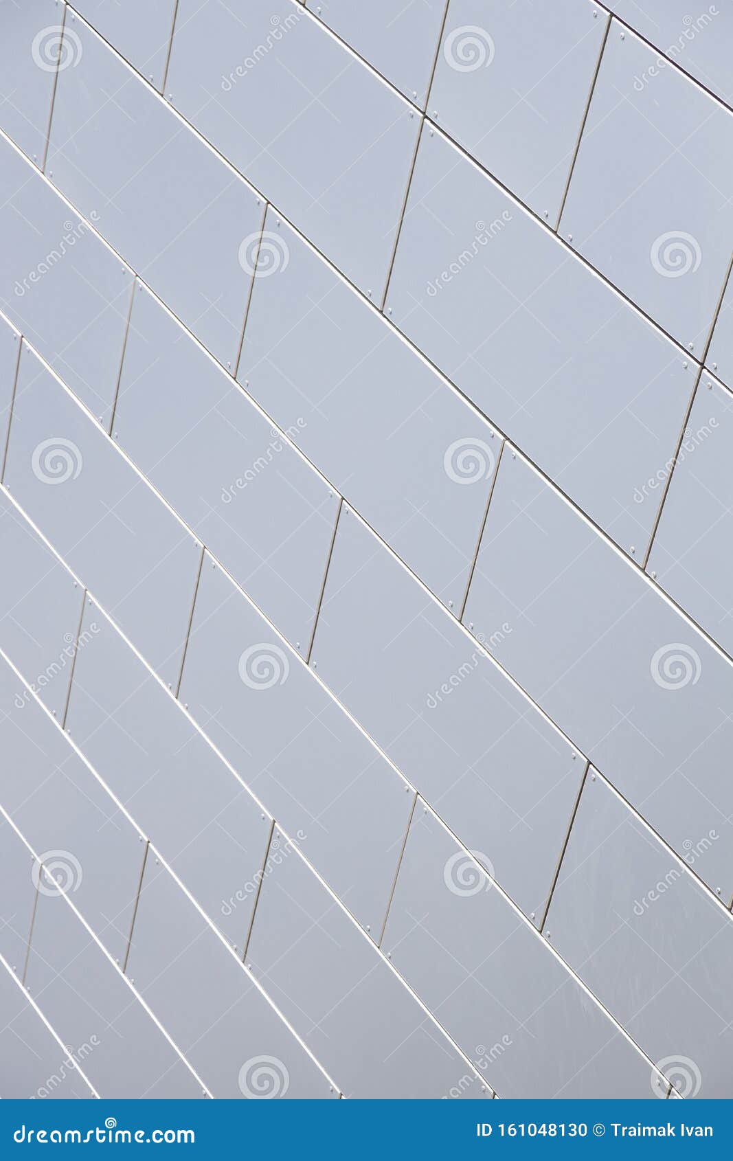 Close-up of Even White Tiled Wall of Building Stock Photo - Image of ...