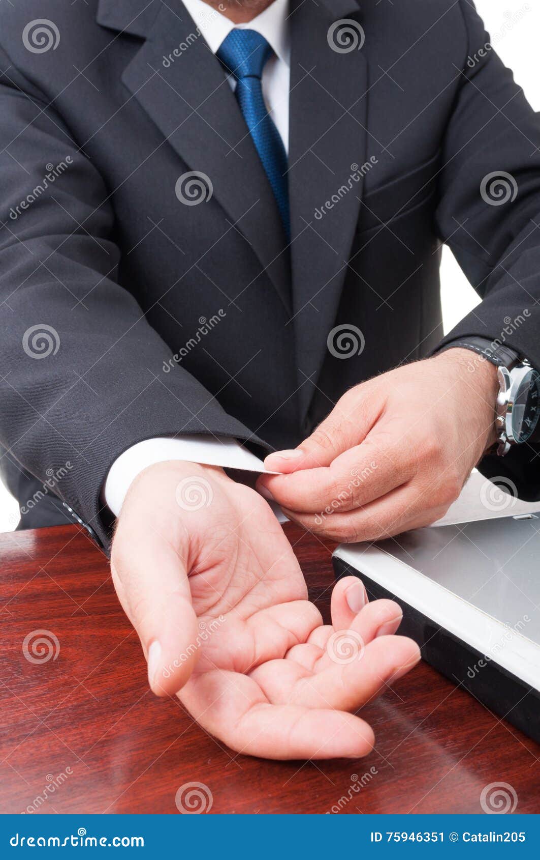 Close Up Of Manager Hands Taping Up A Cardboard Box Royalty-Free Stock ...