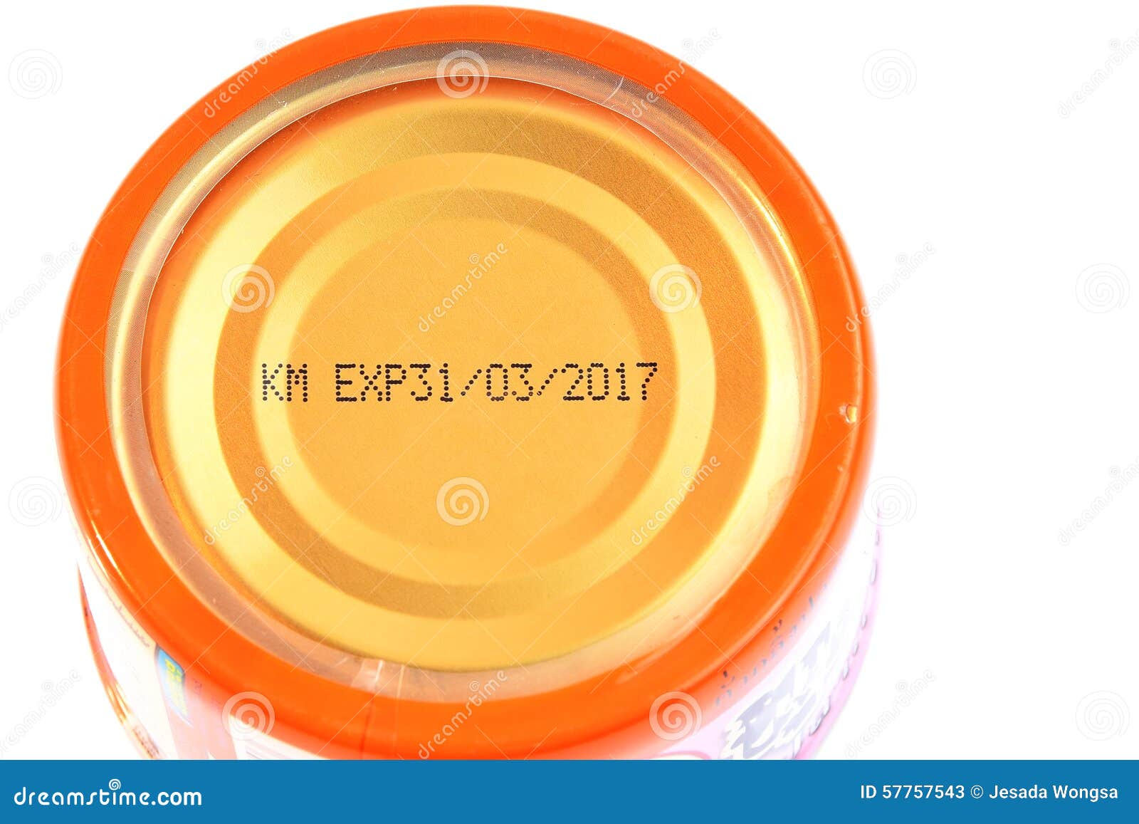Close Up of Expiration Date on Can Stock Image - Image of expiration ...