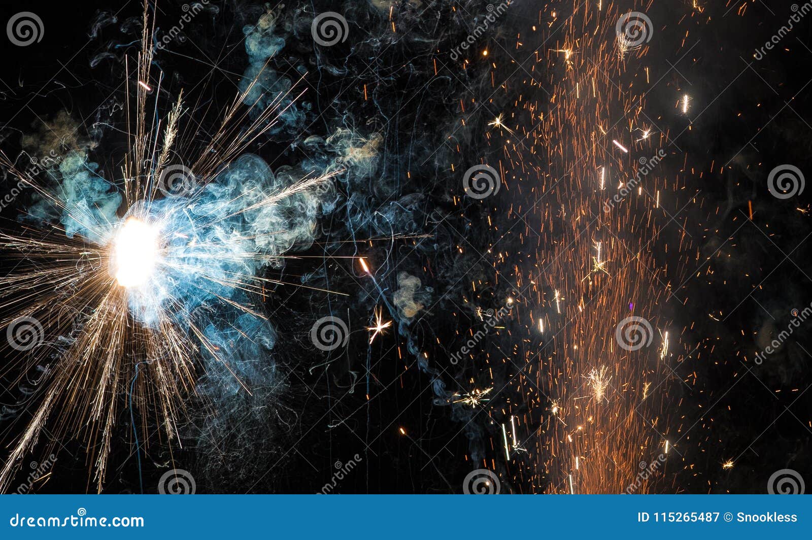 Deep Space Background - Close Up Fireworks Stock Image - Image of ...