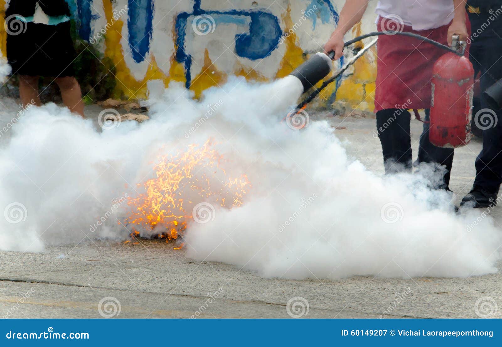 Close Up of Extinguishes a Fire Stock Image - Image of attack, city ...