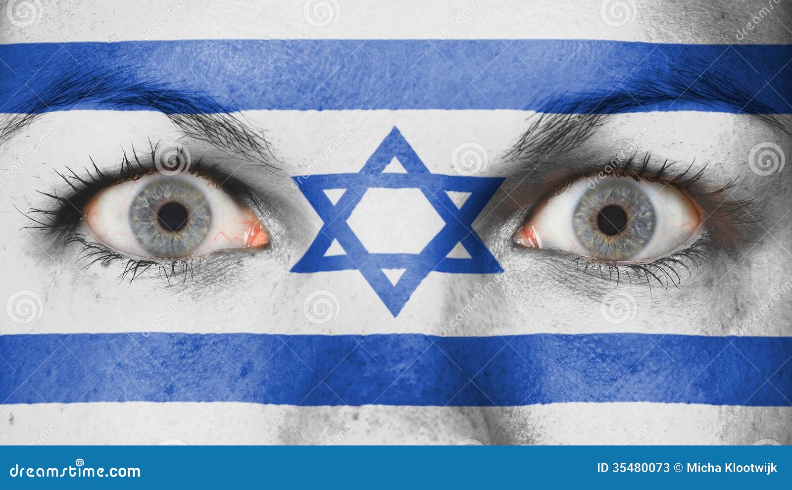 Close up of eyes with flag stock image. Image of artistic - 35480073