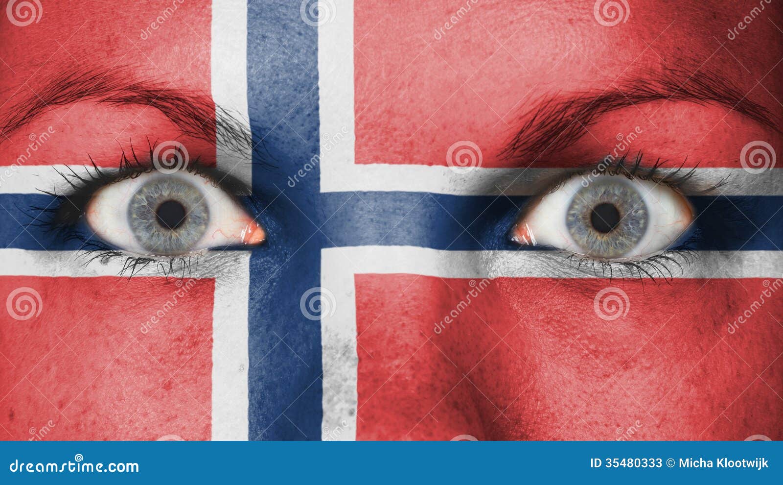 Close up of eyes with flag stock image. Image of isolated - 35480333