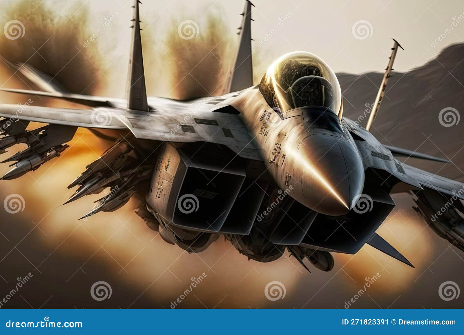 Close Up of an F 15 Eagle Fighter Jet Using Its Afterburners Stock ...