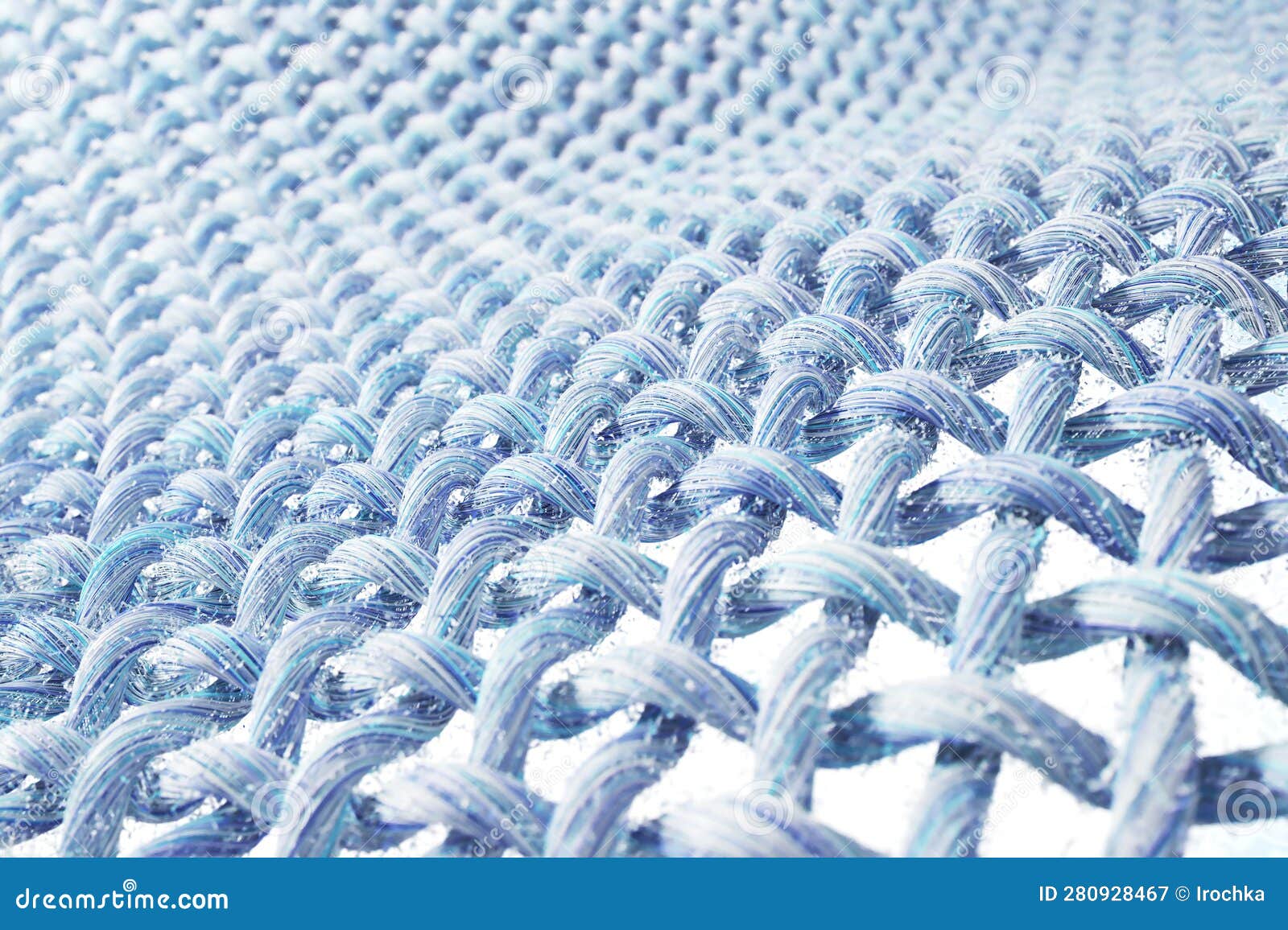 Close-up of Fabric Interlaced Fiber. Stock Illustration - Illustration ...