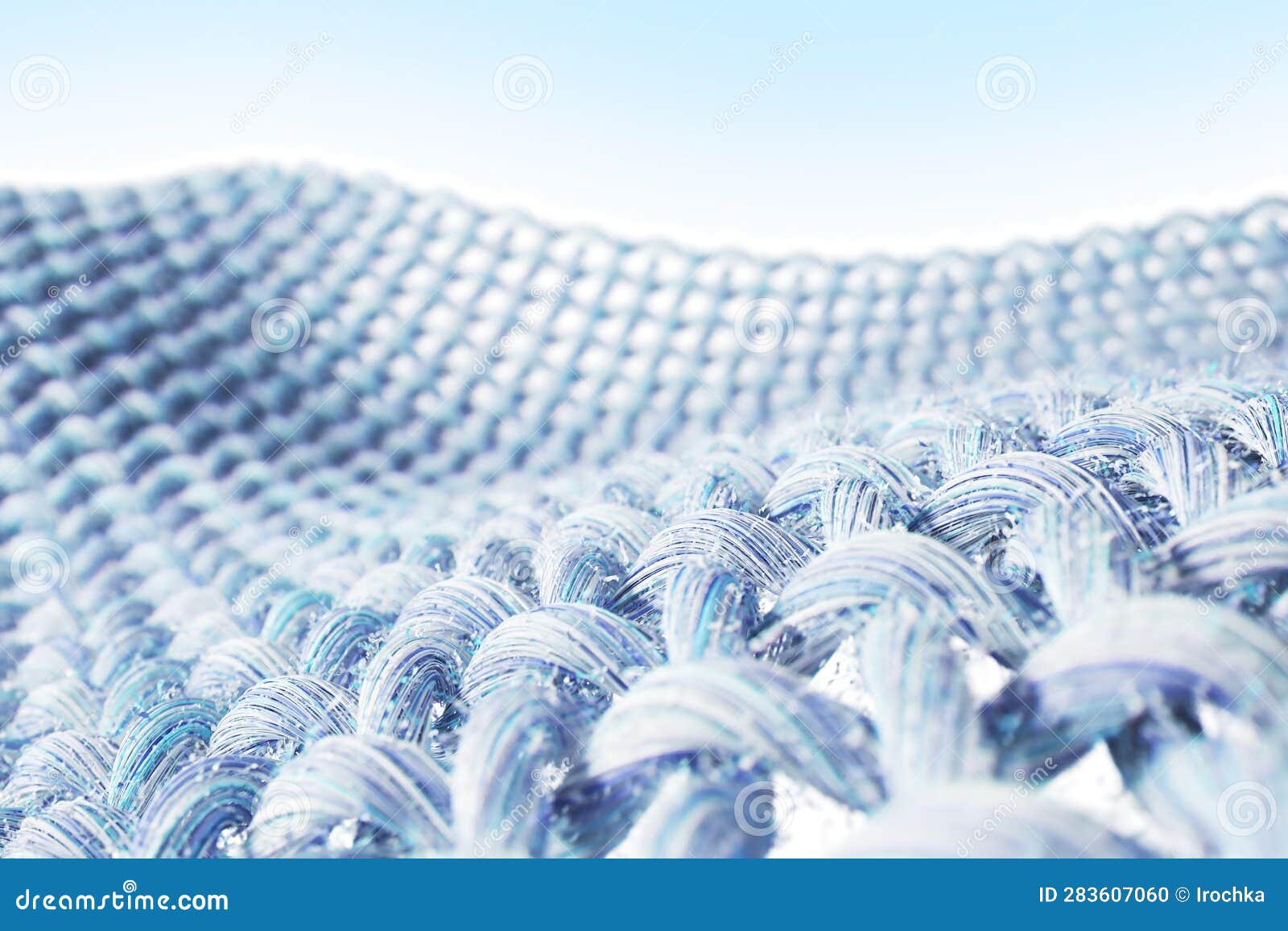Close-up of Fabric Interlaced Fiber. Stock Illustration - Illustration ...