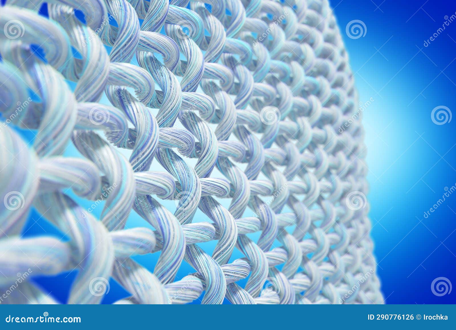 Close-up of Fabric Interlaced Fiber. Stock Illustration - Illustration ...