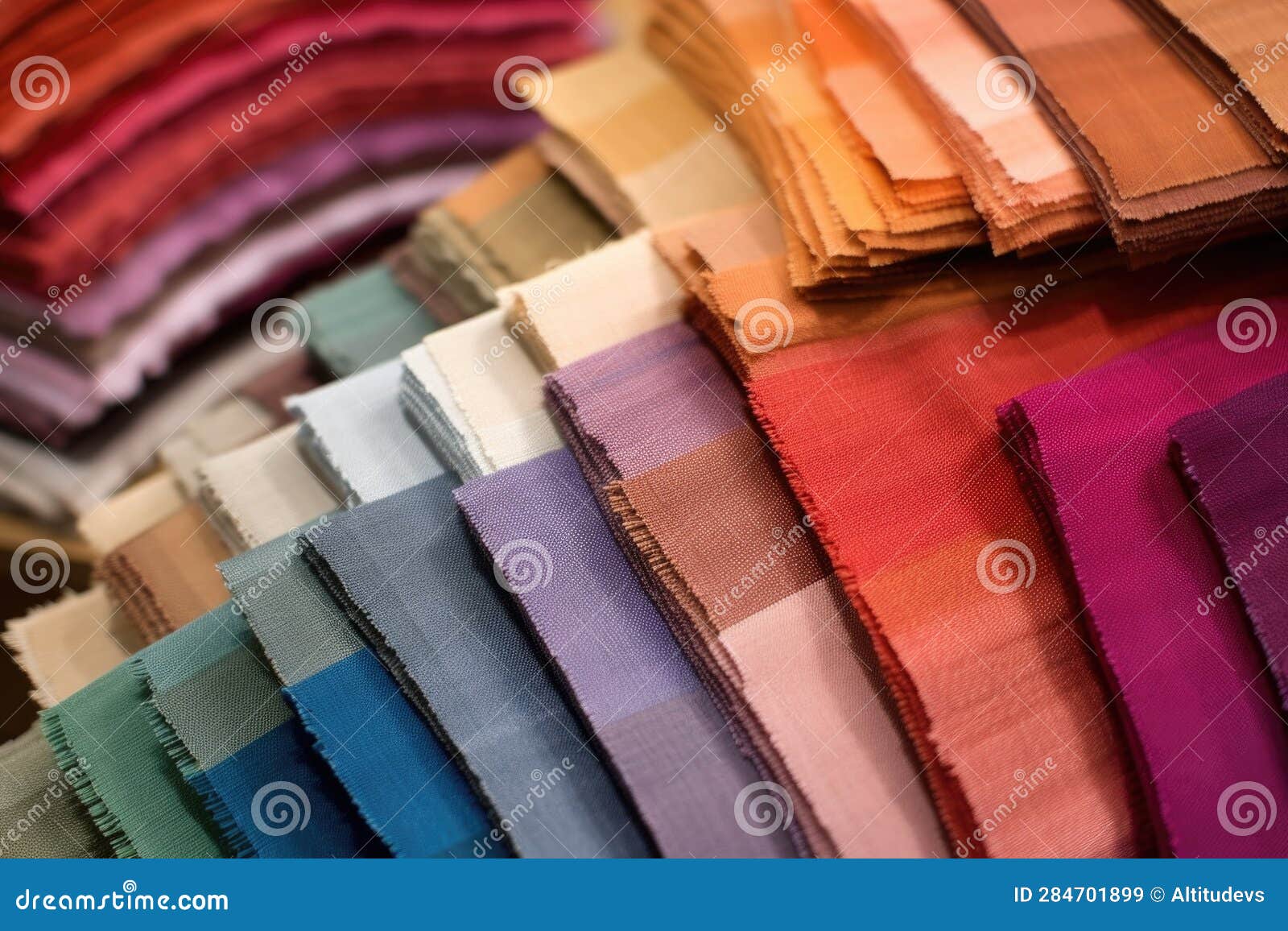 Close-up of Fabric Swatches and Color Samples Stock Image - Image of ...