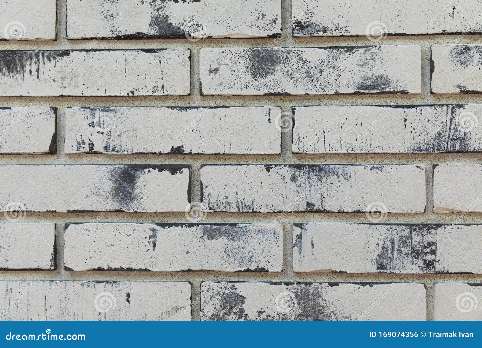 Close-up of a Facade Panel of a Brickwork of Ivory Color Stock Photo ...