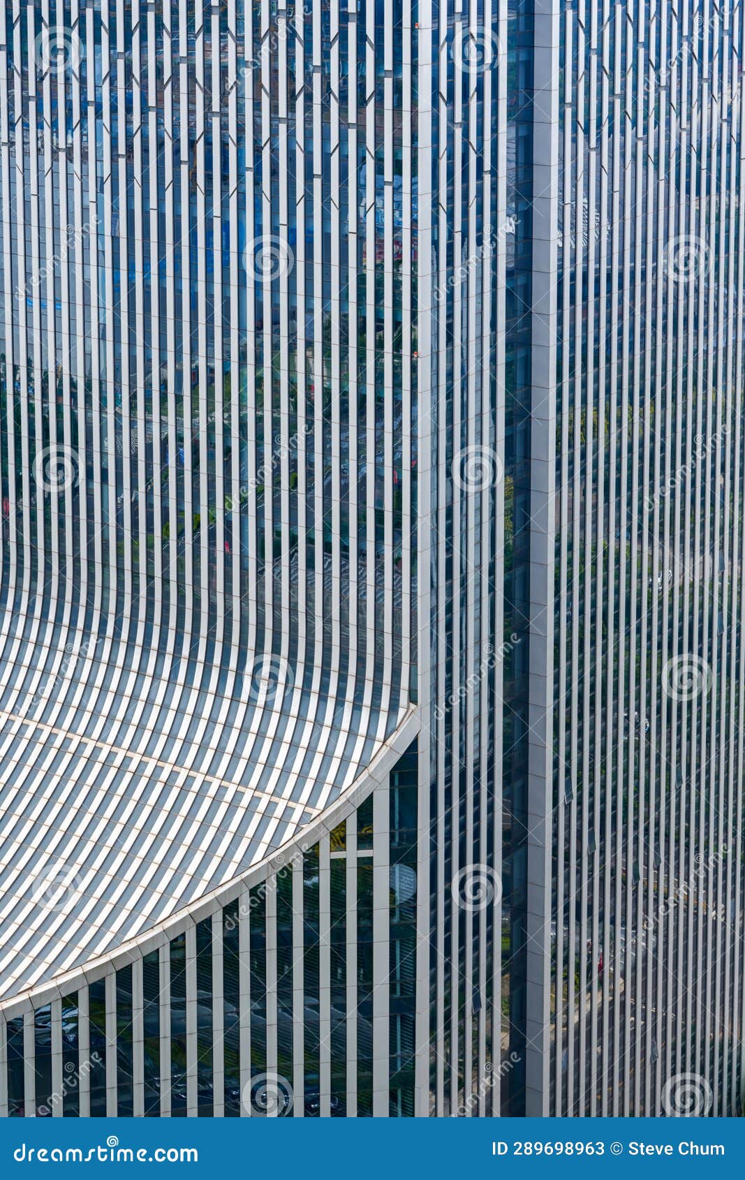 Close-up of the Facade of a Tall Urban Building Stock Image - Image of ...