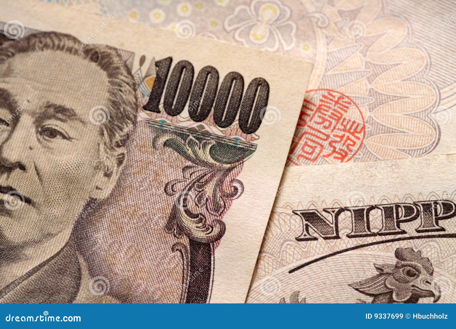 Close-up of Face on 10000 Japanese Yen Note Stock Image - Image of ...