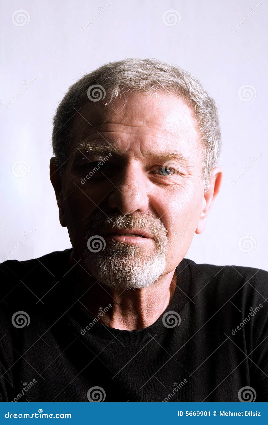 Close Up on the Face of a Baby Boomer - Isolated Stock Image - Image of ...
