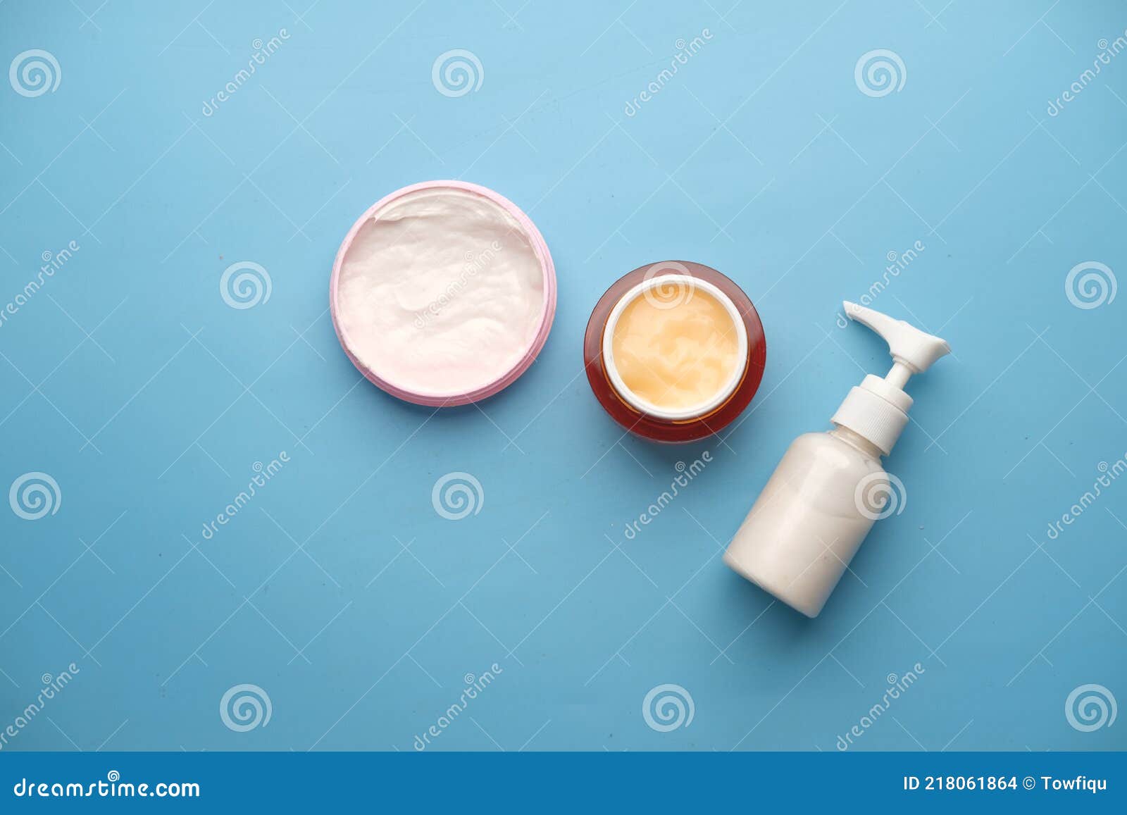 Close Up of Face Cream in a Container Stock Photo - Image of milk ...