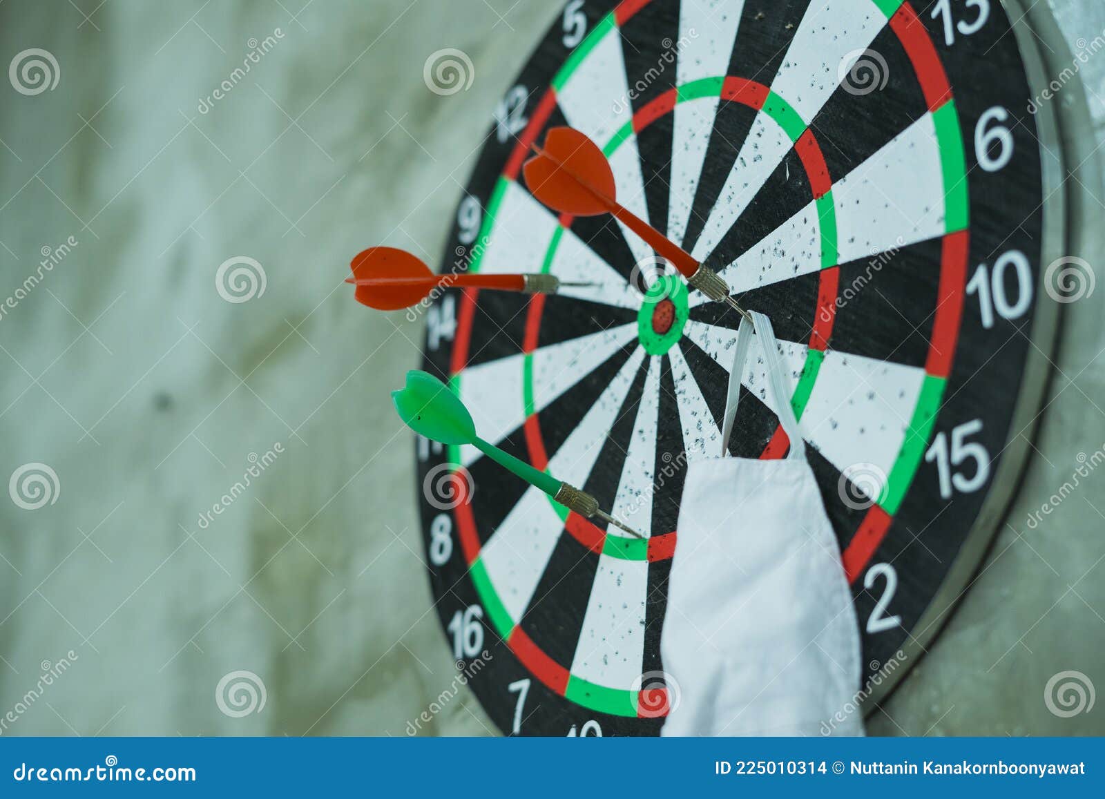 Close Up Face Masks Hanging on Dart Board Stock Photo - Image of ...