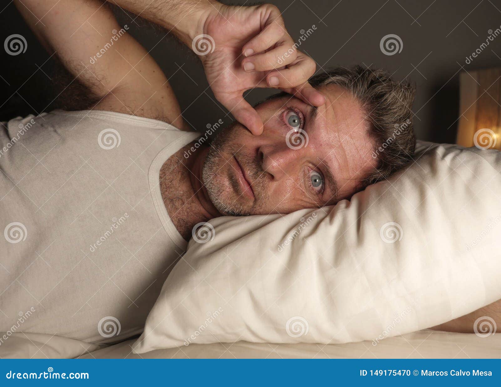 Close Up Face Portrait of Sleepless and Awake Attractive Man with Eyes ... Close Up Face Portrait of Sleepless and Awake Attractive Man with Eyes ...