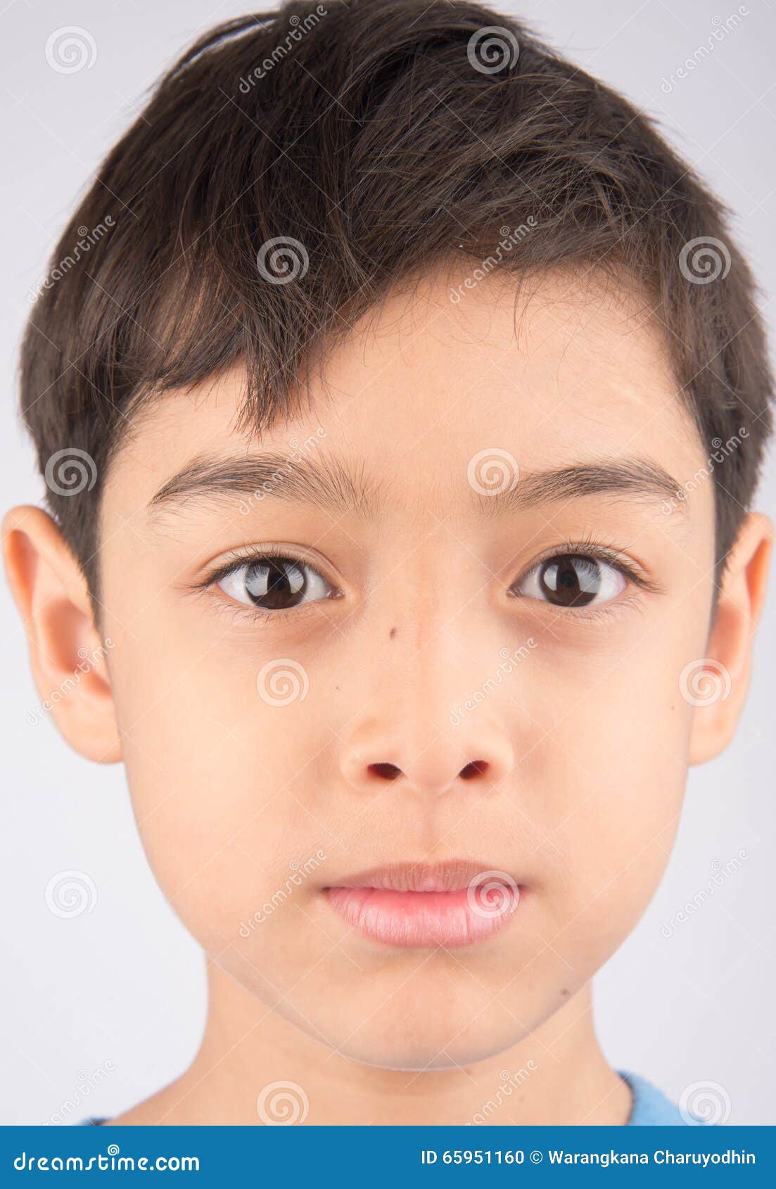 Close Up Face with Smiling Kid Stock Photo - Image of asian, people ...