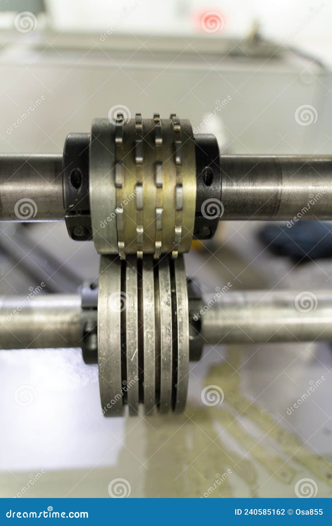 Close Up of Factory Machine Moving Part Stock Photo - Image of ...