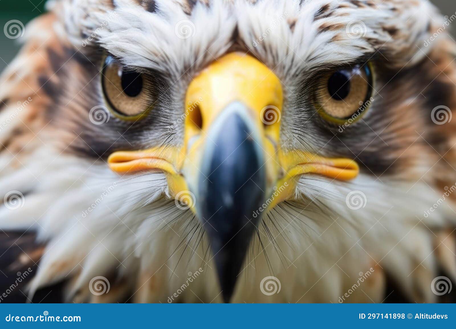 Close-up of a Falcons Hooked Beak and Sharp Talons Stock Photo - Image ...
