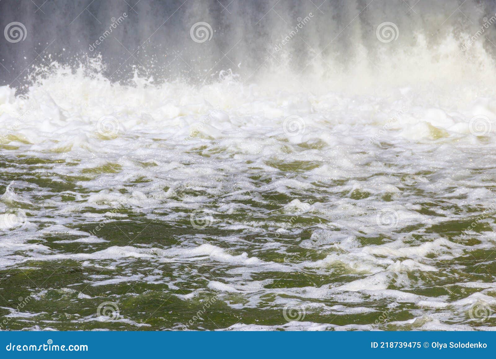 Close-up of Falling Water at Bottom of Waterfall Stock Image - Image of ...