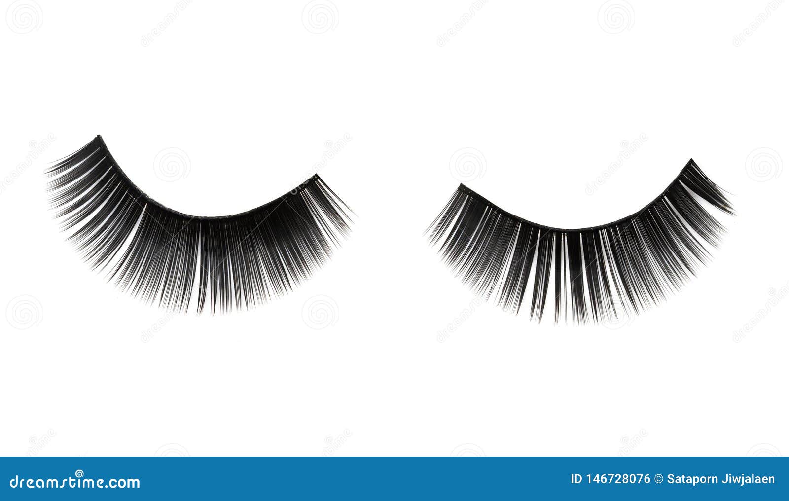 Close Up of False Eyelashes on White Stock Photo - Image of white ...