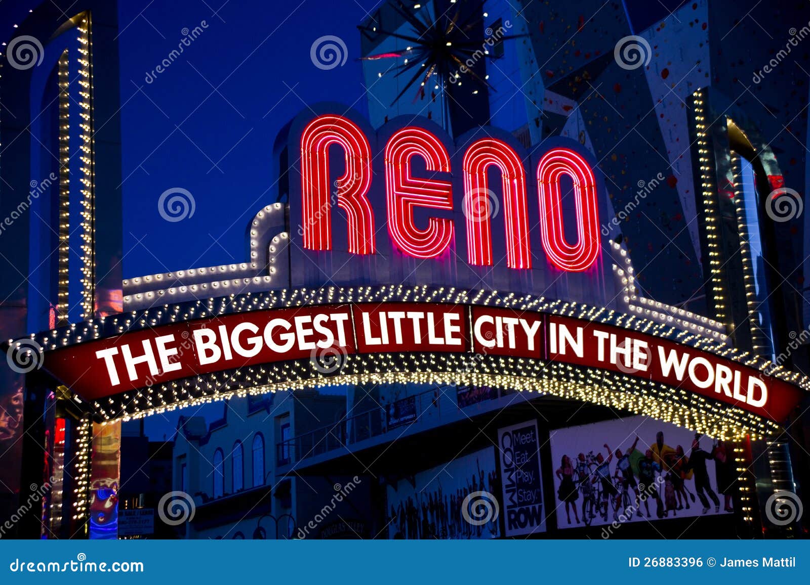 Close Up of the Famous Reno Sign Editorial Photo - Image of scene ...