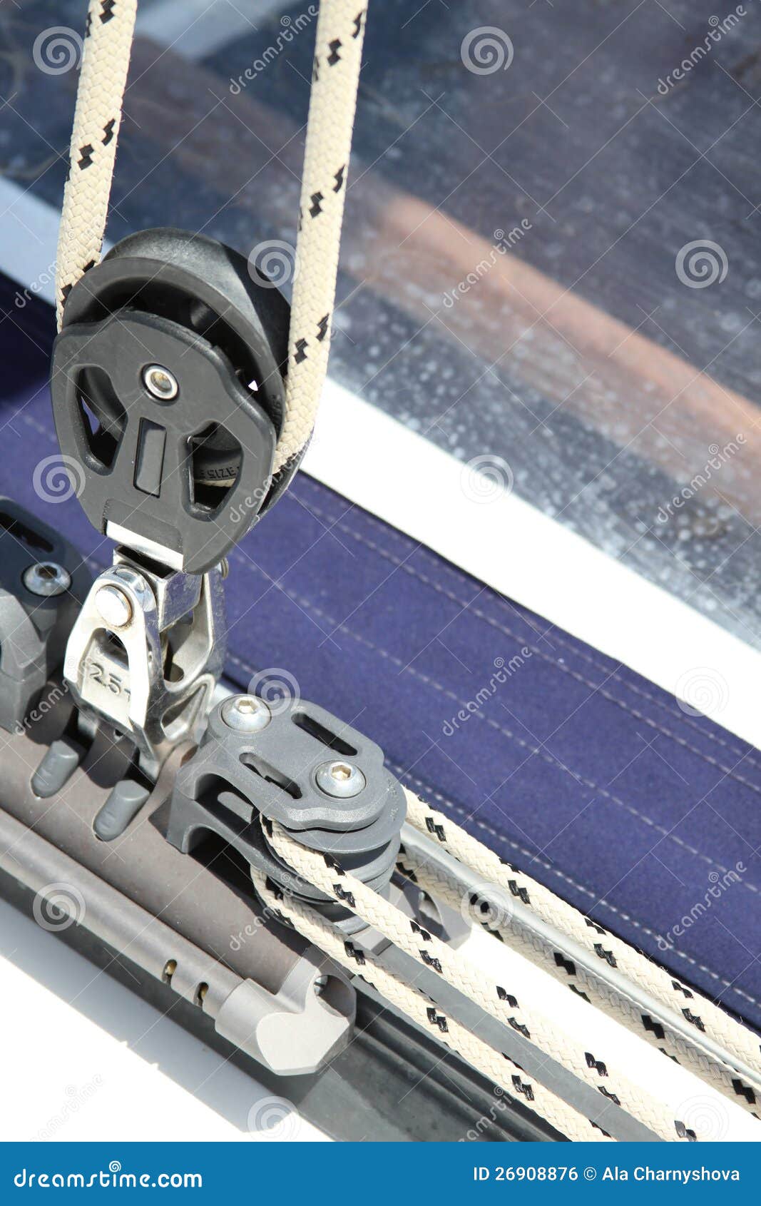 Close-up of a fasten rope stock photo. Image of power - 26908876