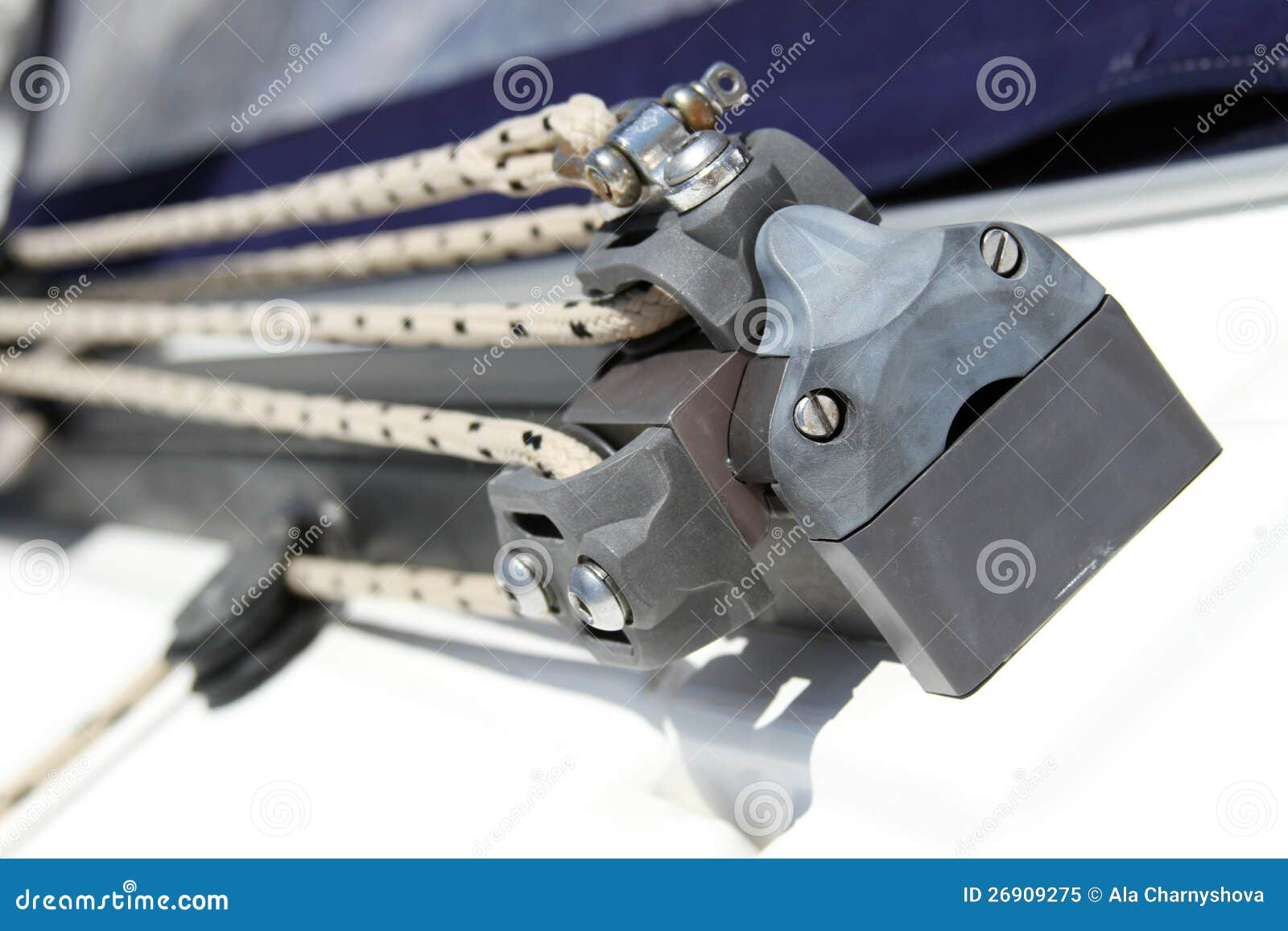 Close-up of a fasten rope stock image. Image of rust - 26909275