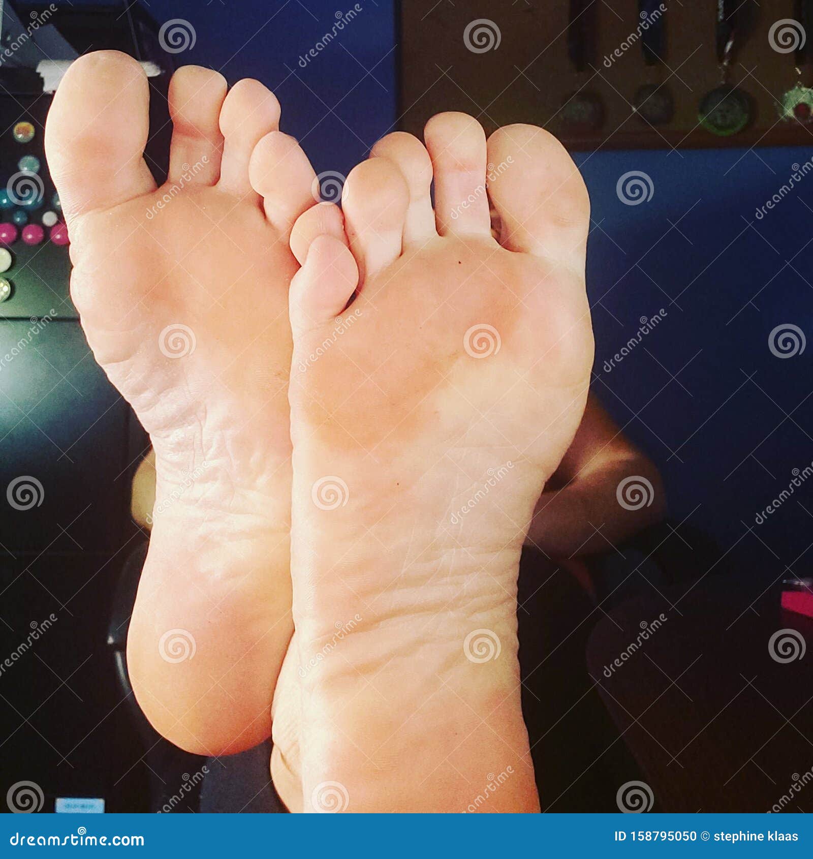 Close up feet stock photo. Image of heel, toes, feet - 158795050