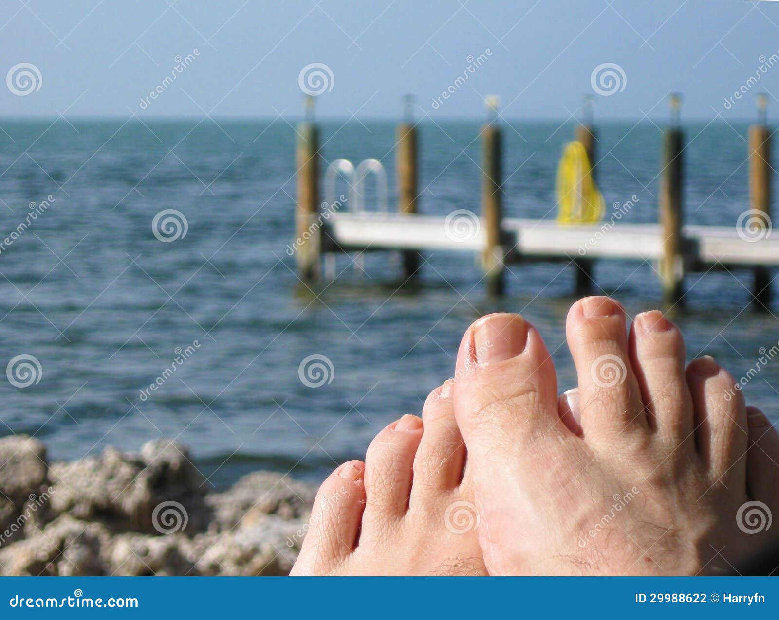 Holiday stock photo. Image of toes, warm, coral, pier - 29988622