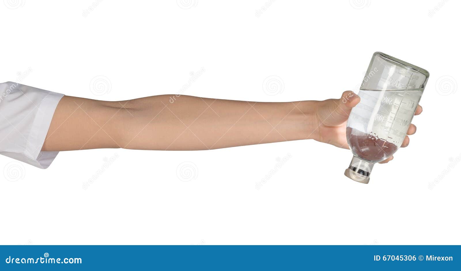 Close-up of Female Hand Holding Medical Solution in a Bottle Stock ...