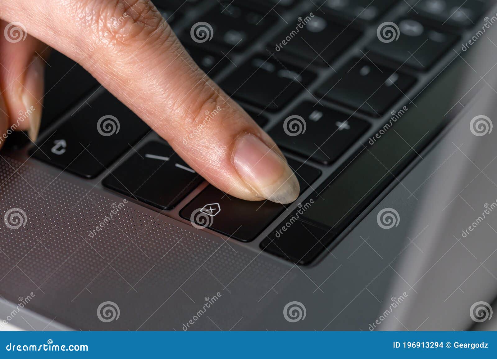 Pressing `backspace` Button On Black Keyboard With Pencil Stock ... Pressing `backspace` Button On Black Keyboard With Pencil Stock ...