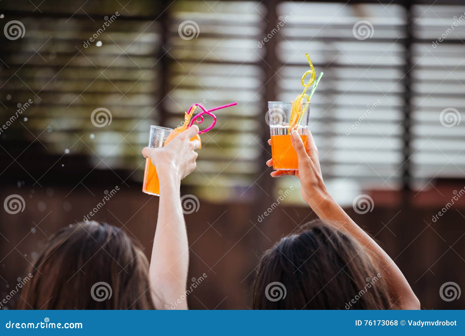 Close Up of a Female Hands Holding Alcohol Drinks Stock Photo - Image ...