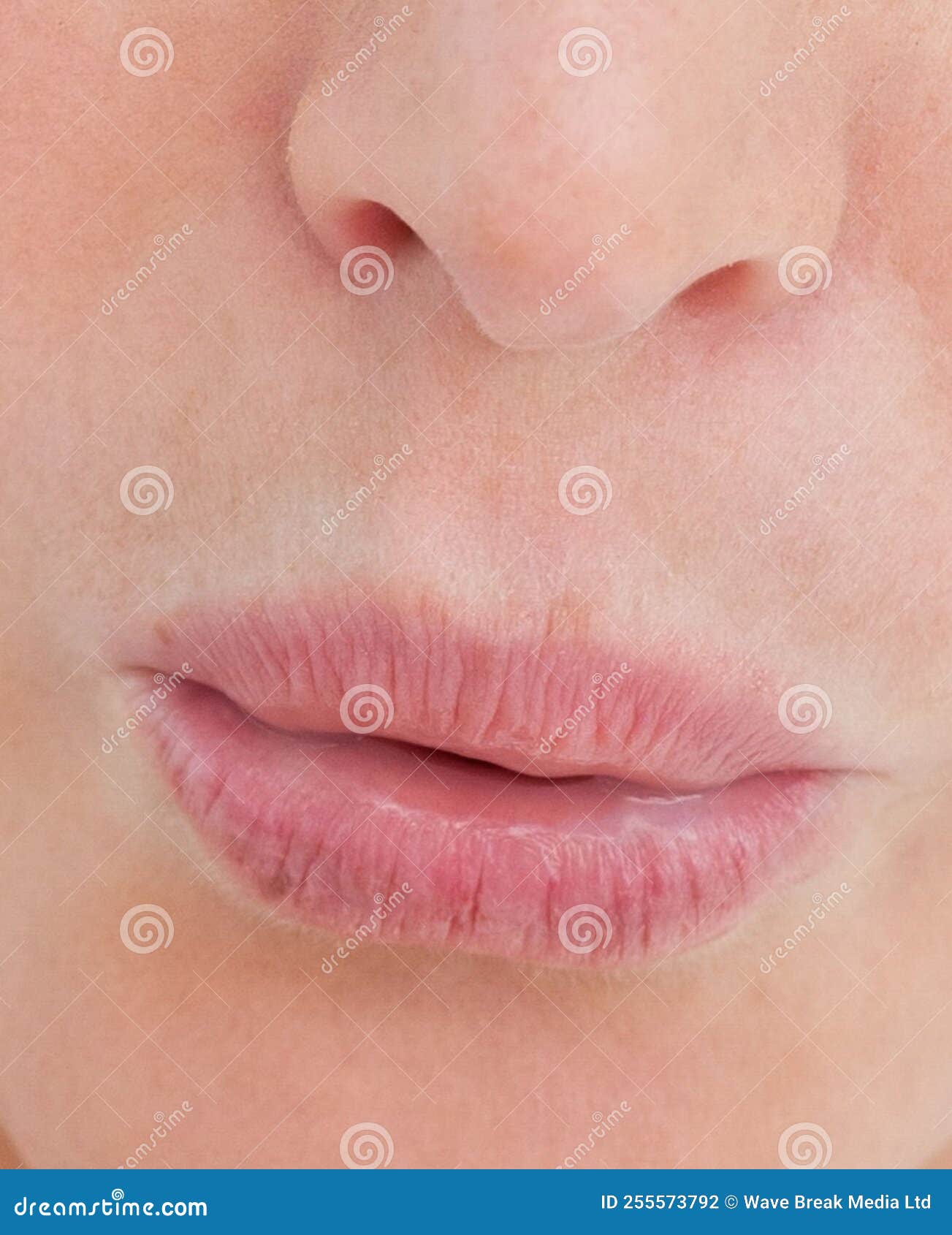 Close Up of Female Mouth Pouting Stock Photo - Image of young, pink ...