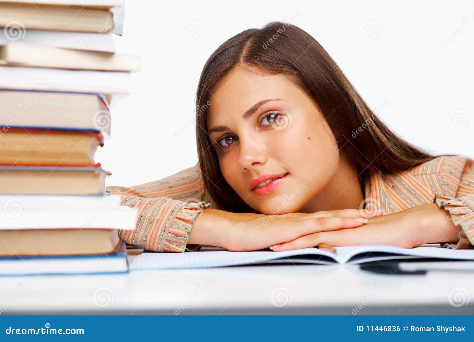 Close-up of a Female Student Stock Photo - Image of adolescence, person ...