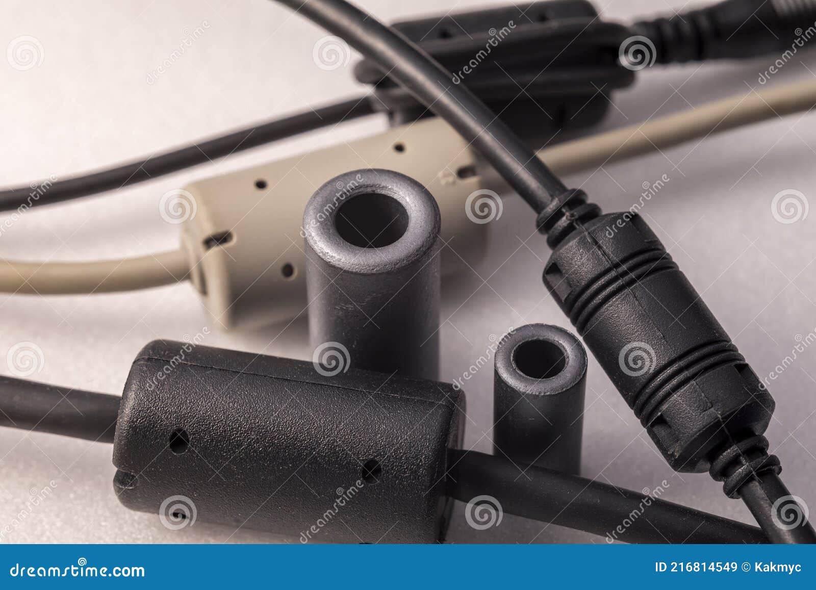 Close Up of a Ferrite Bead Inductor Stock Image - Image of electrical ...