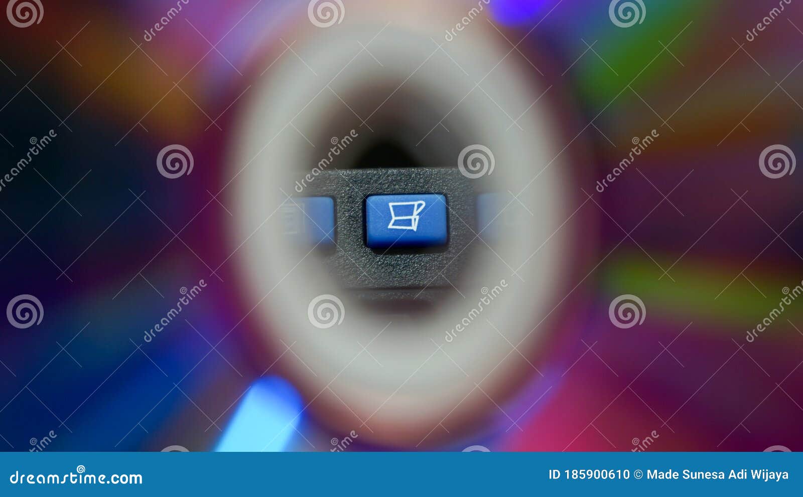 Close Up the File Explorer Button on the Computer Keyboard Stock Photo ...