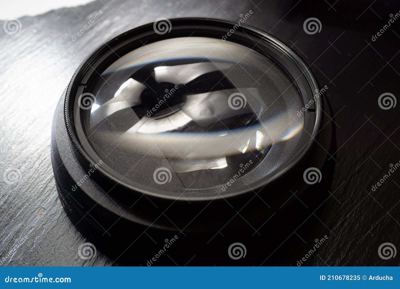 Close Up Filter Lens. Macro Photography Stock Image - Image of filters ...