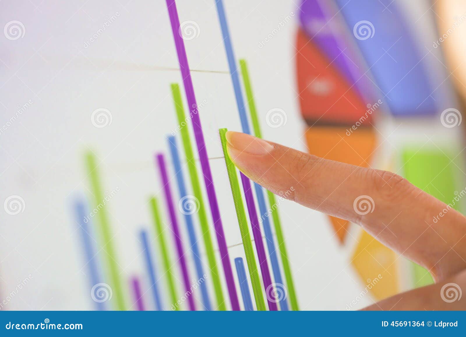 Close-up on Financial Data Computer Screen Stock Photo - Image of ...