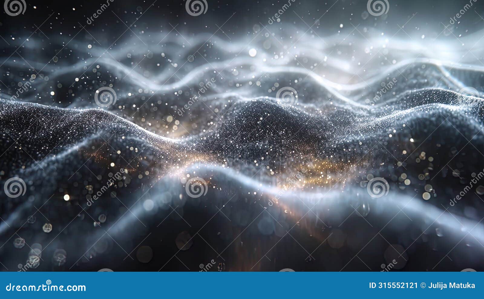 Close-up of Fine Dust Particles Suspended in Mid-air, Forming Intricate ...