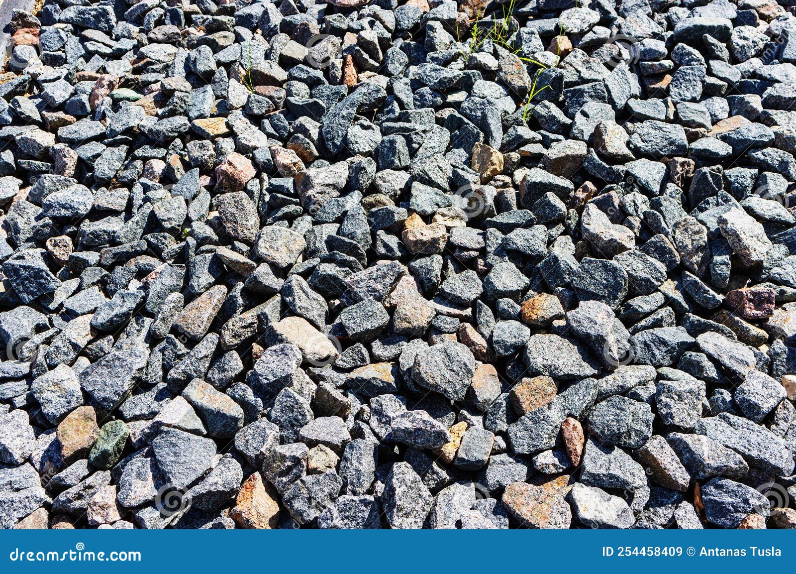 Close Up of Finely Broken Pebbles Texture Background Stock Image ...