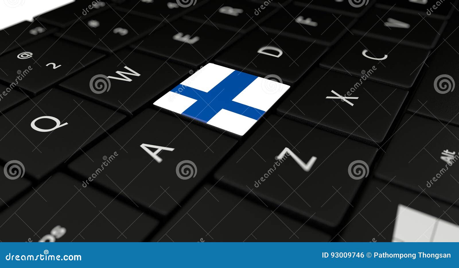 Close Up of Finland Button. Stock Illustration - Illustration of ...