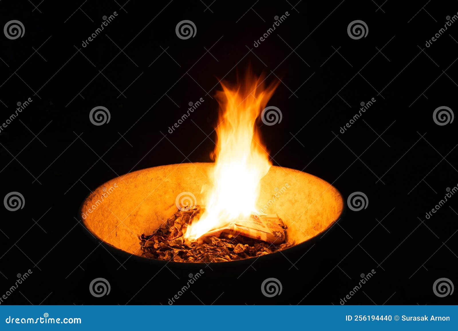 Close-Up of Fire Against Black Background Stock Photo - Image of ...