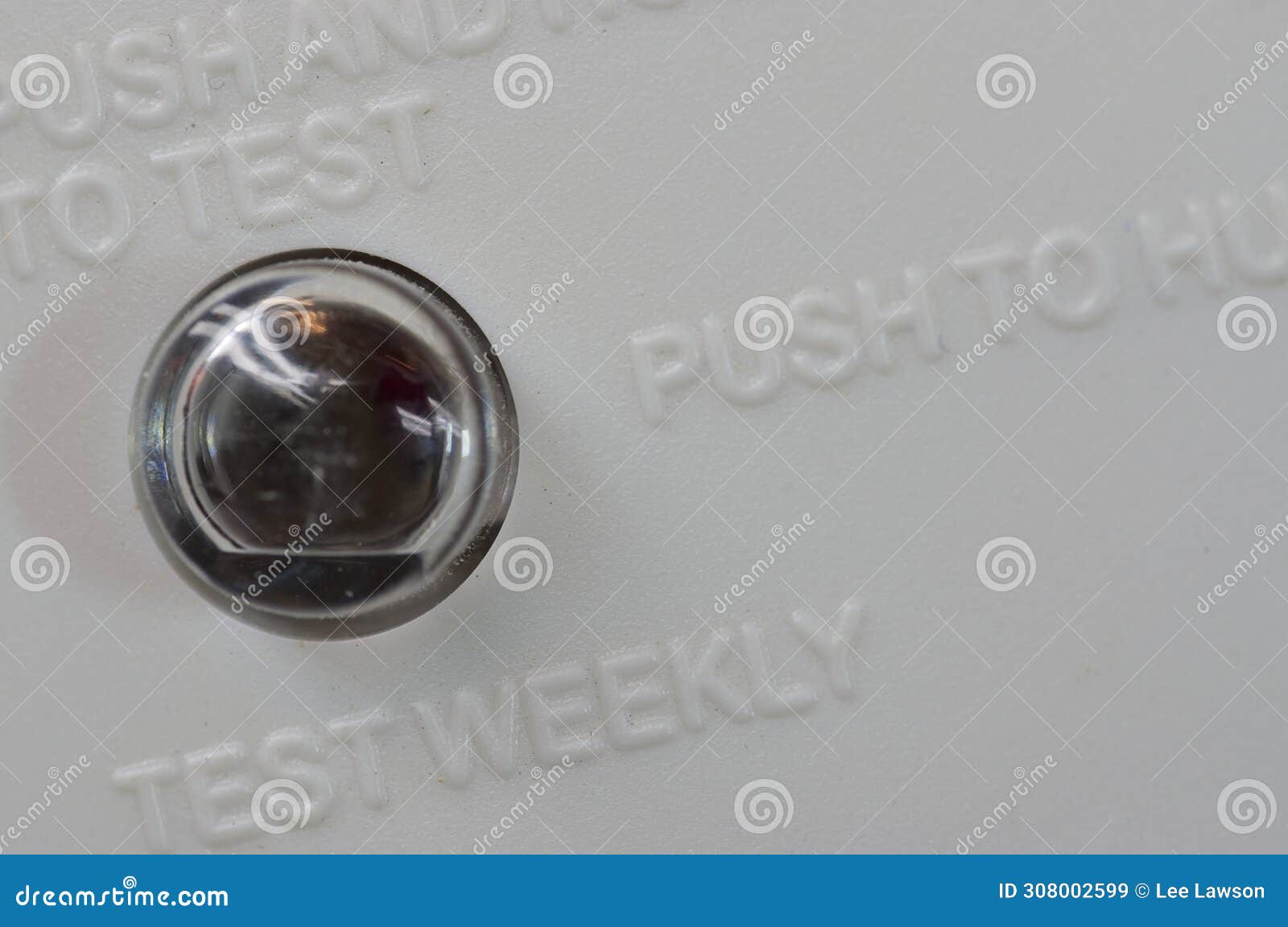 Instructions on a Plastic Smoke Alarm Stock Image - Image of house ...