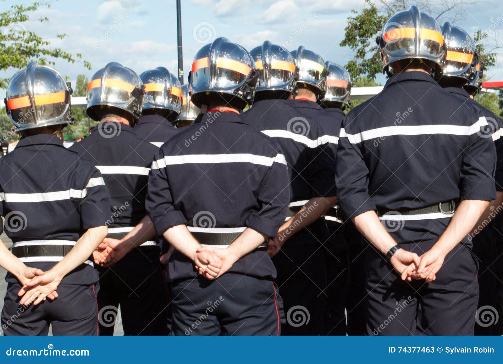Close-up of Firefighter Parade during the Ceremonial Editorial Stock ...