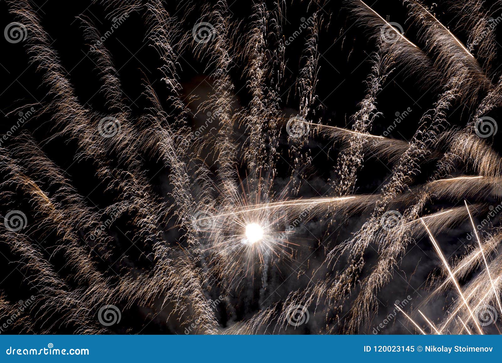 Close-up of Fireworks Display Stock Image - Image of close, festive ...