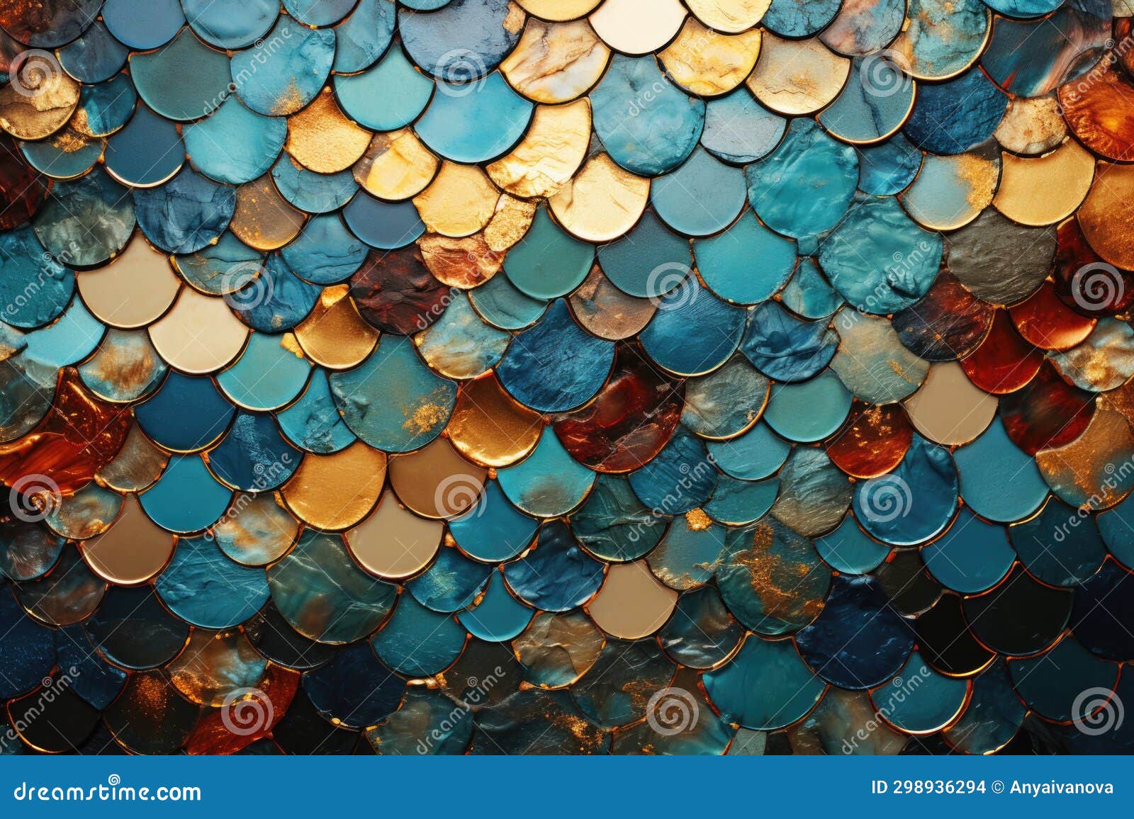 A Close Up of a Fish Scale Pattern Stock Photo - Image of shape, nature ...