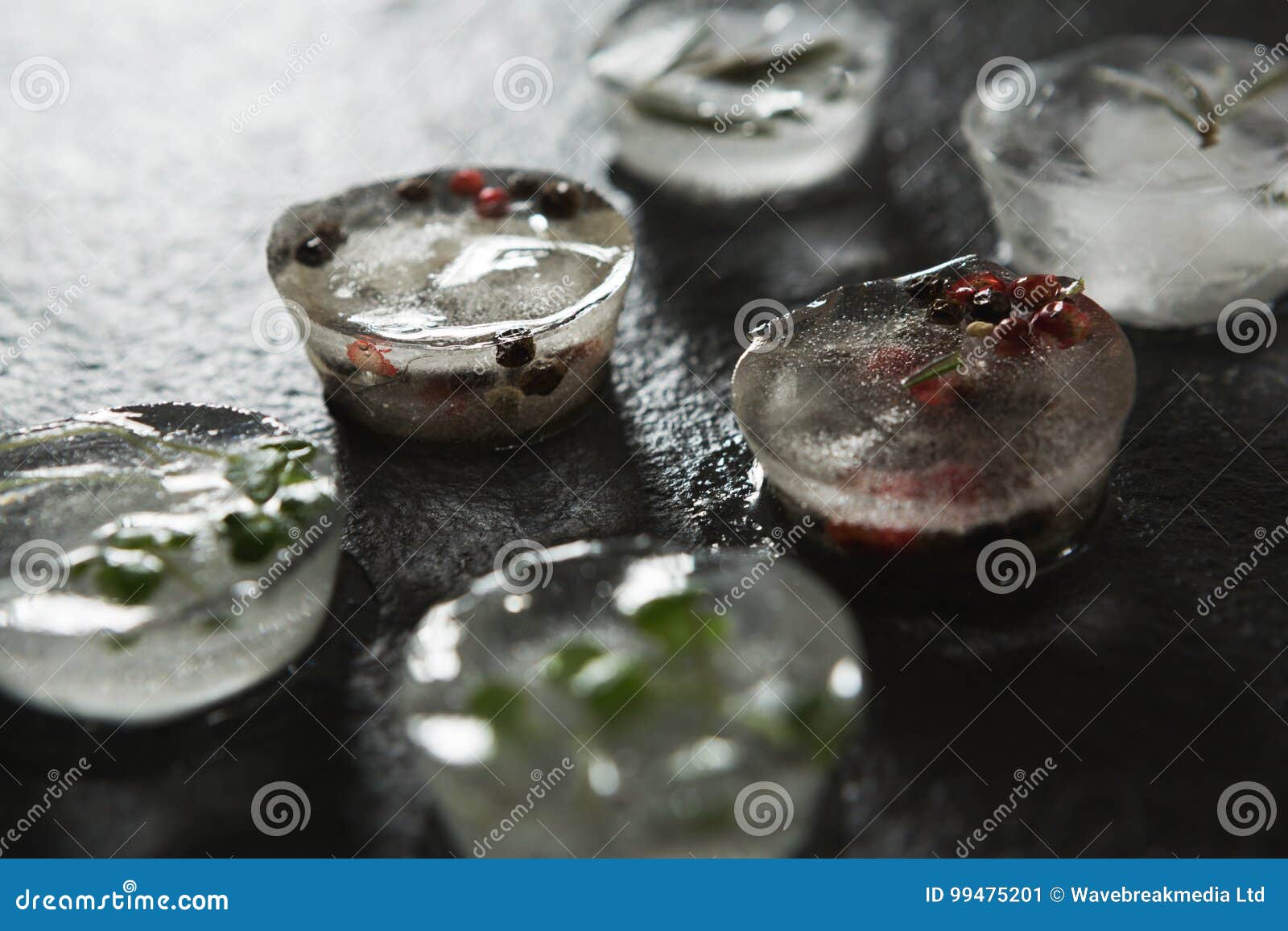 Flavored Ice Cubes with Spices Stock Image - Image of aromatic, culture ...