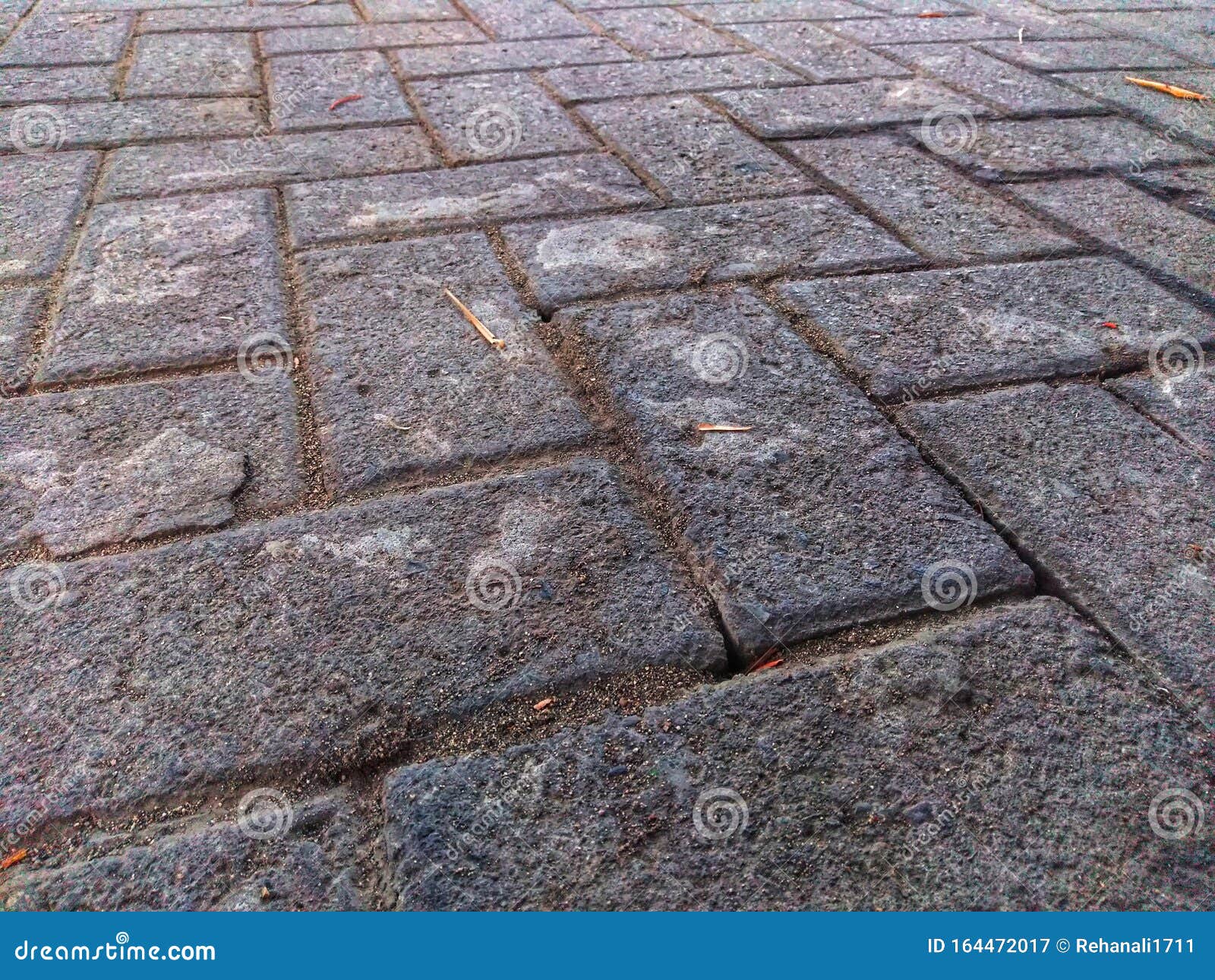 Close Up Floor Tiles with Rectangular Patterns in Gray Color Stock ...
