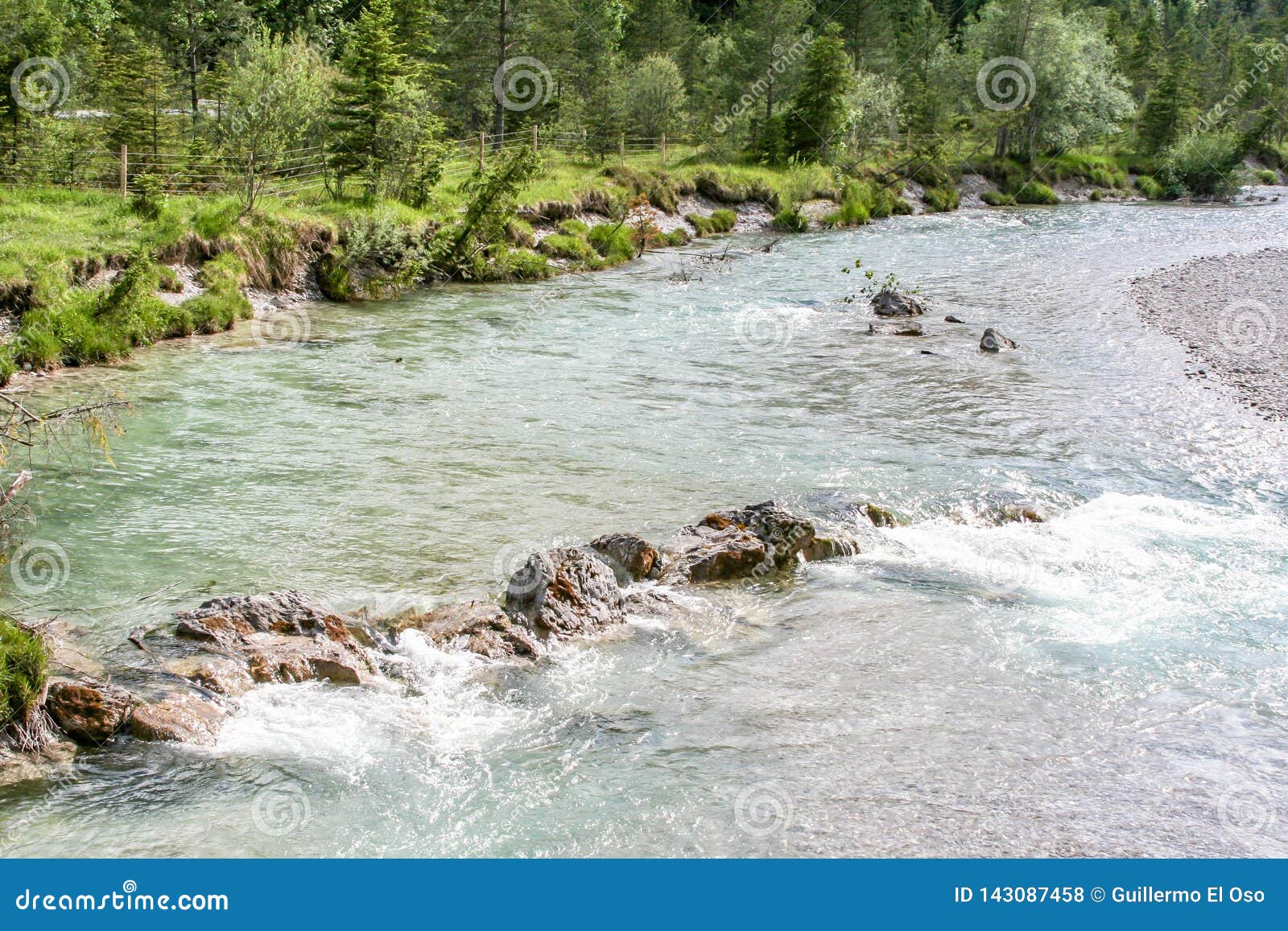 Close-up of a Flowing River Stock Photo - Image of europa, scenic ...